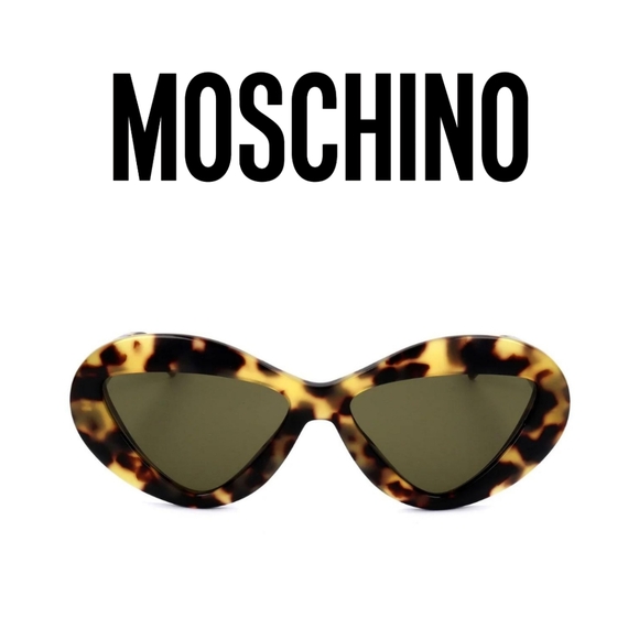 Moschino | Accessories | New Moschino 55mm Geometric Sunglasses Havana ...